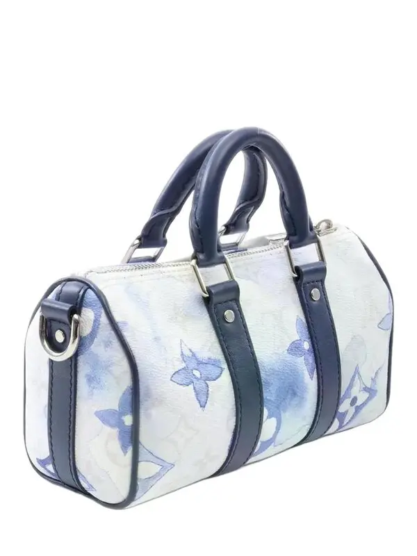 LOUIS VUITTON Monogram Watercolor Keepall Xs Tote Bag - Blue