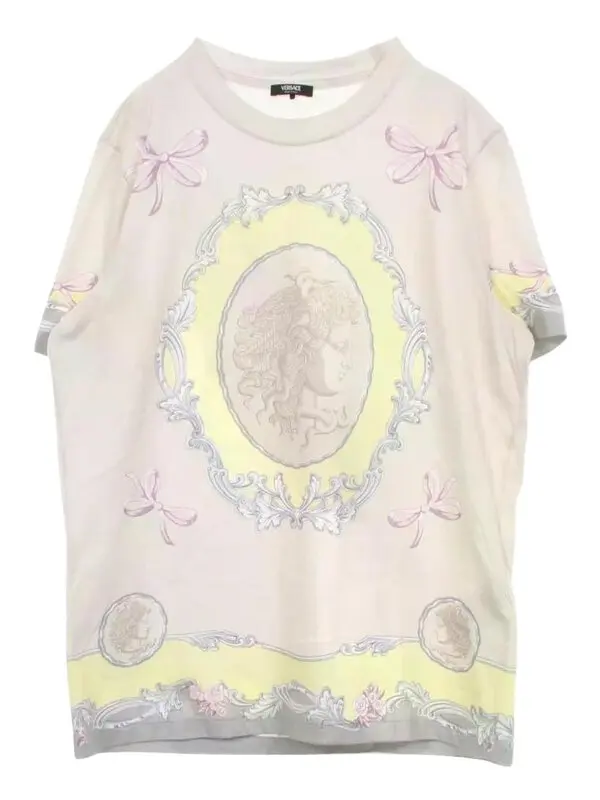 Versace 2010s Medusa T-shirt - Neutrals