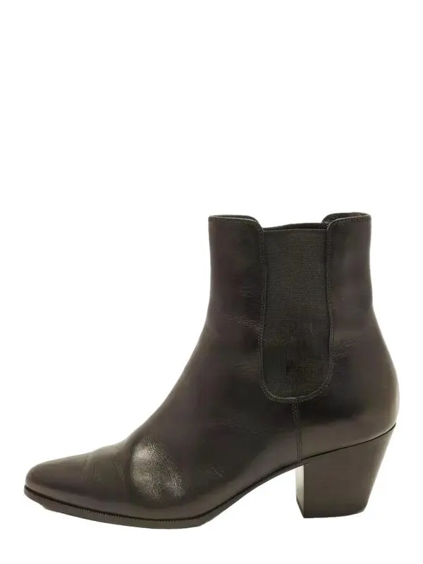 Celine Elasticated Side-panel Chelsea Boots - Black