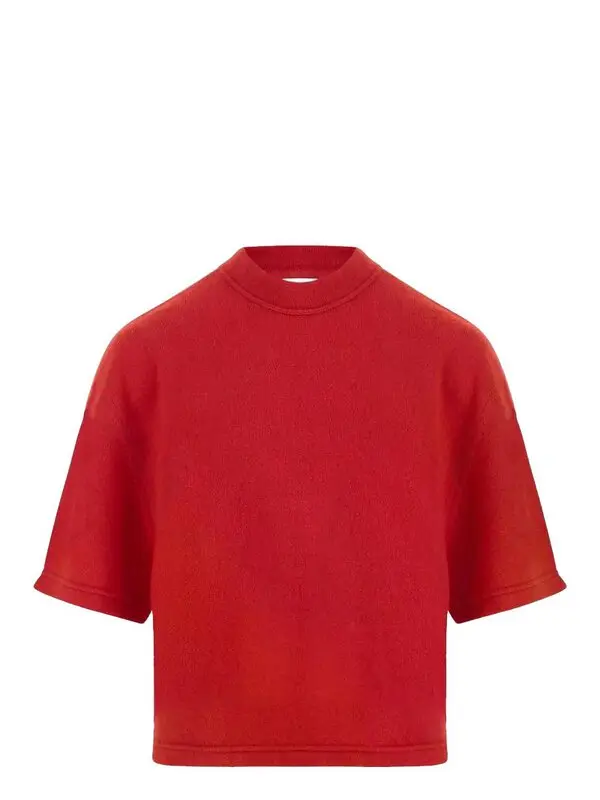 SA SU PHI Cashmere Crew-neck Sweater - Red