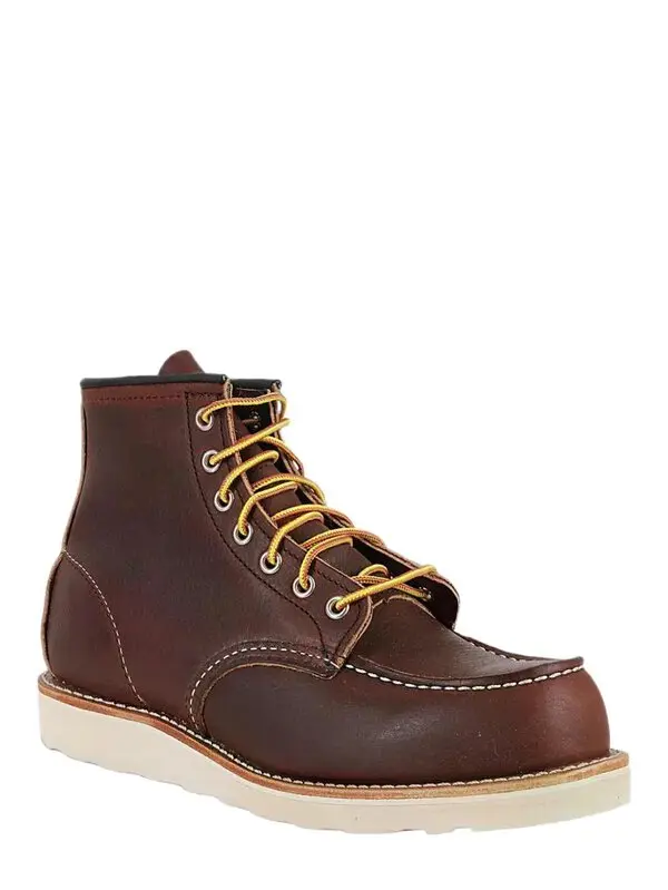 Red Wing Classic Moc Leather Ankle Boots - Brown