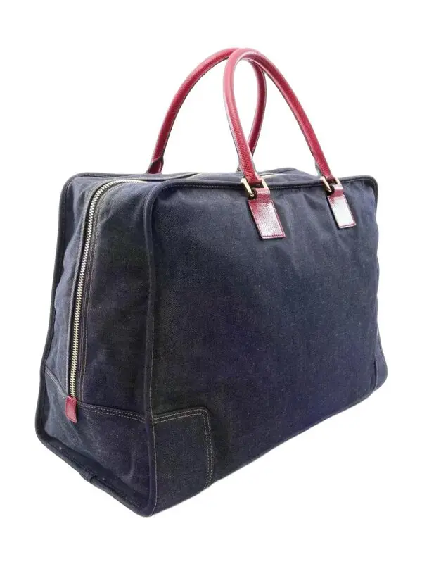 Loewe 2010s Amazona Boston Bag - Blue