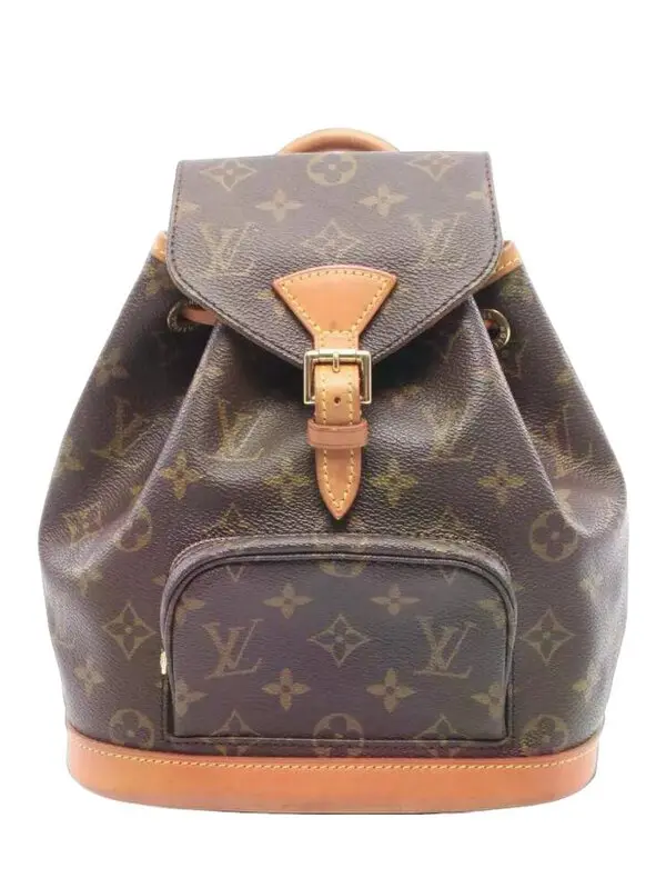 LOUIS VUITTON Monogram Montsouris Backpack - Brown