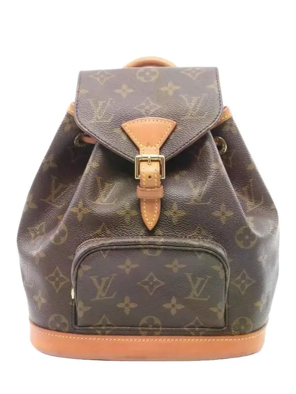 LOUIS VUITTON Monogram Montsouris Backpack - Brown
