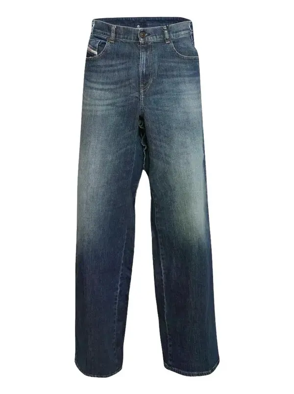PROTOTYPES Faded Design Jeans - Blue