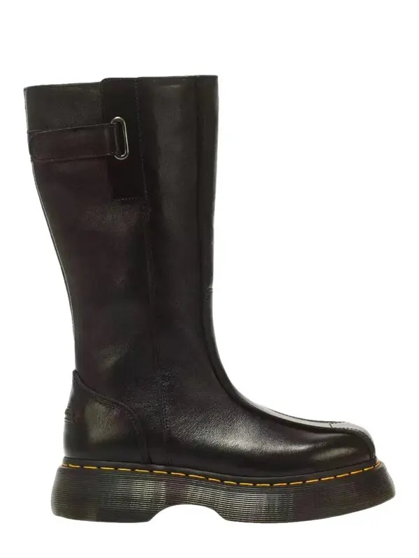 Dr. Martens Buzz Hi High Buckle-detail Leather Boots - Black