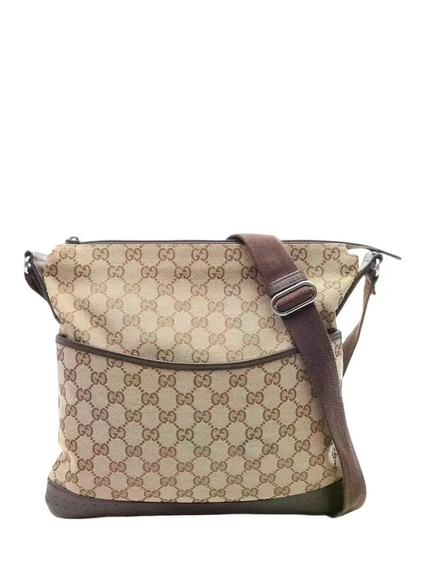 Gucci Gg Canvas Shoulder Bag - Neutrals