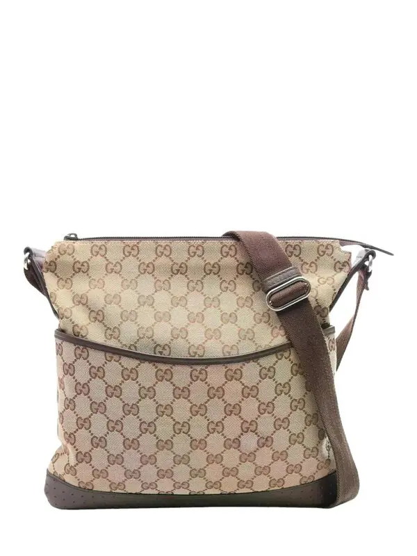 Gucci Gg Canvas Shoulder Bag - Neutrals