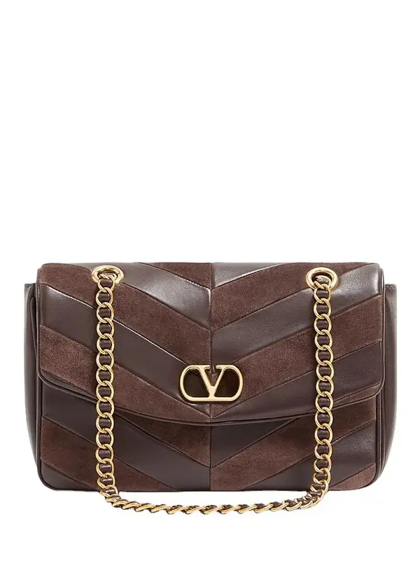 Valentino Garavani Djuna Medium Shoulder Bag - Brown