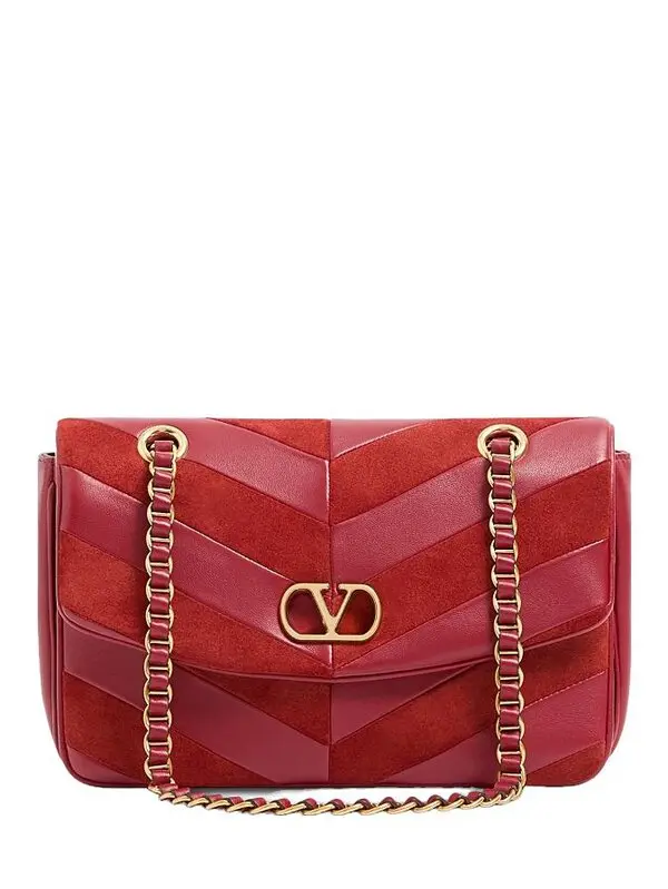 Valentino Garavani Djuna Medium Shoulder Bag - Red