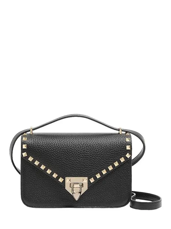 Valentino Garavani Rockstud Small Shoulder Bag - Black