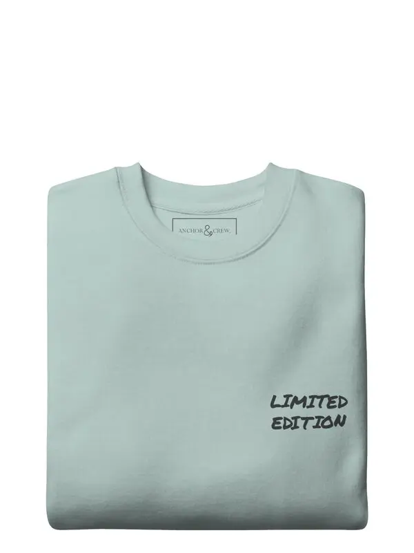 ANCHOR & CREW Limited Edition Annotations Organic Cotton Sweatshirt - Blue
