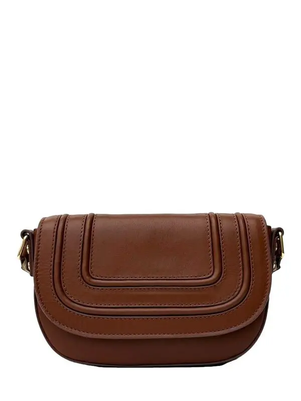 APATCHY LONDON The Mimi Tan Leather Bag - Brown