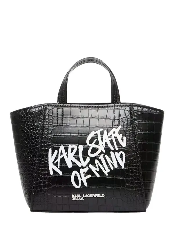 Karl Lagerfeld Mini Tote Bag - Black