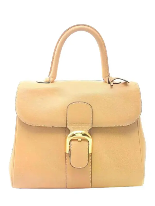 Delvaux Leather Brillant Tote Bag - Neutrals