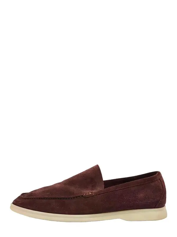 Loro Piana Suede Loafers - Brown