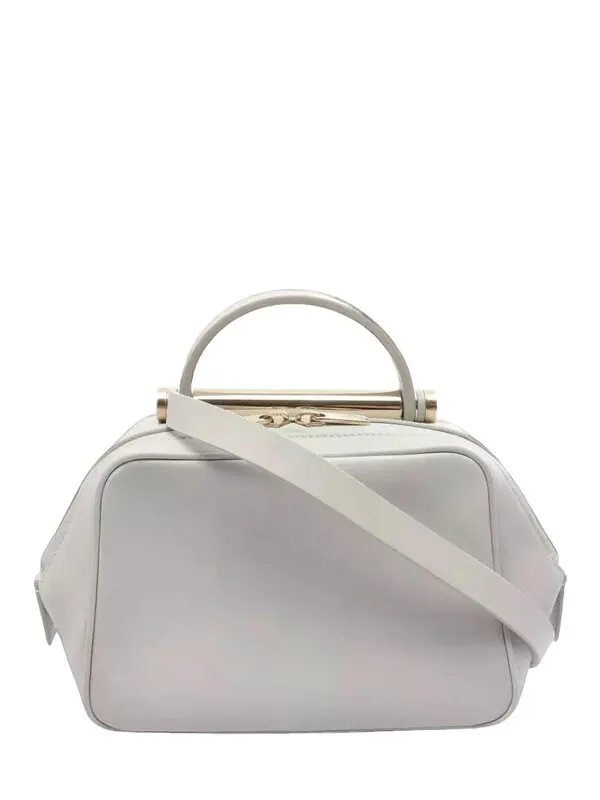 VALEXTRA VINTAGE Mini Flute Tote Bag - Grey
