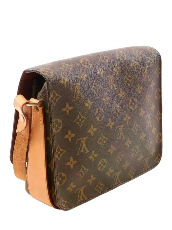 LOUIS VUITTON Monogram Canvas Cartesier Gm Shoulder Bag - Brown