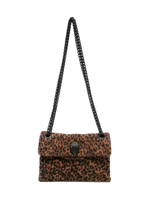 Kurt Geiger Mini Kensington Leopard-print Shoulder Bag - Brown