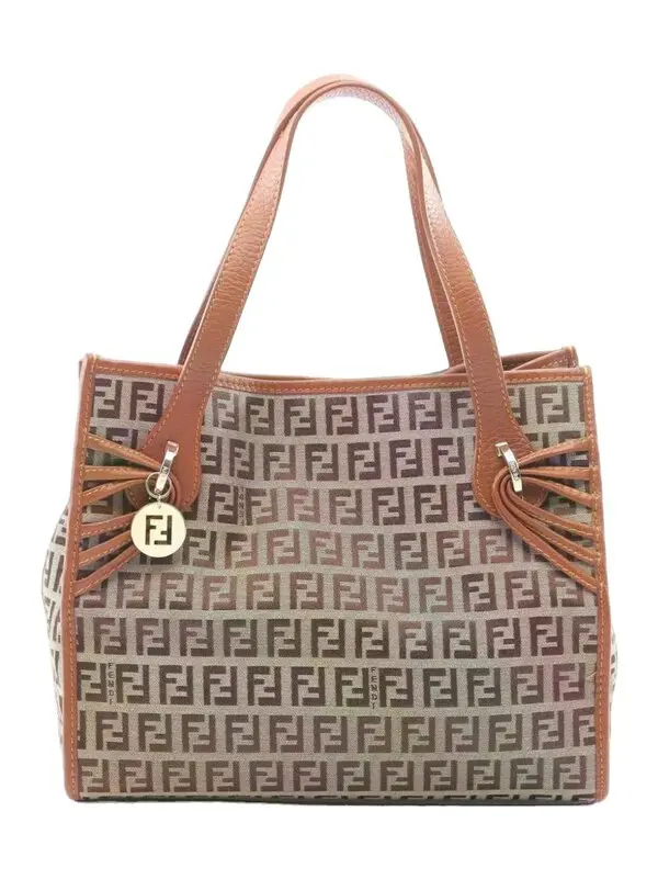 Fendi 2010s Zucchino Tote Bag - Brown