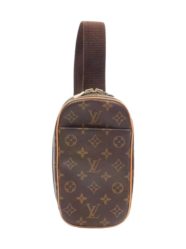 LOUIS VUITTON Pochette Ganju Monogram Belt Bag - Brown