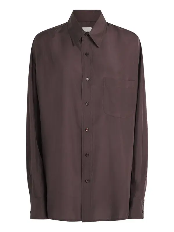 Le Kasha Silk Zagora Shirt - Purple