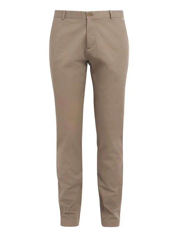 Sunspel Stretch-cotton Slim Chinos - Brown