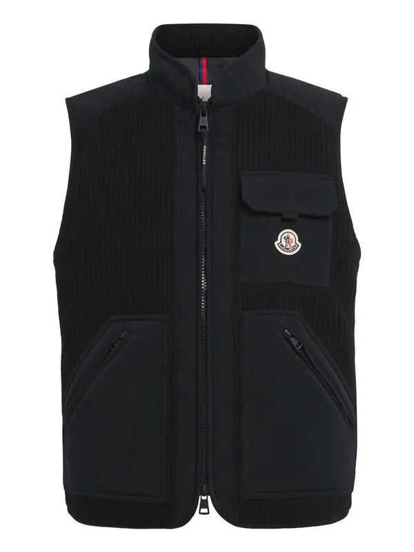 Moncler Lenevra Down Padded Gilet - Black