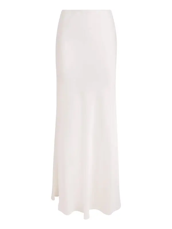 Fabiana Filippi Satin Maxi Skirt - Ivory