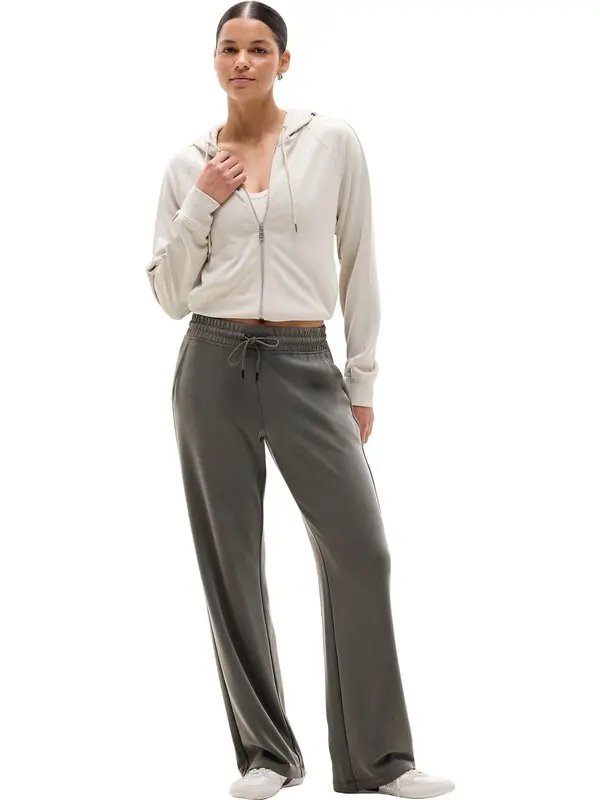 Athleta Seasoft Mid Rise Straight Pant - Jungle