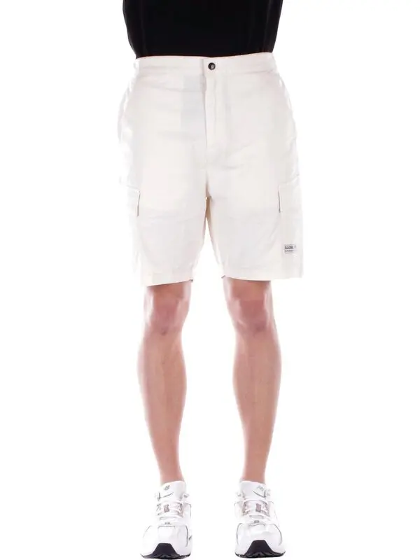 Barbour International Logo Printed Shorts - Grey