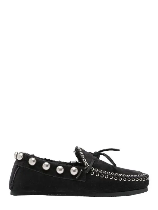 Isabel Marant Étoile Fitza Studded Loafers - Black