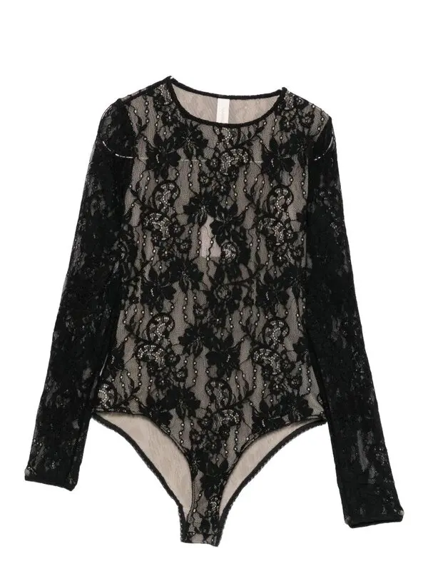 Zimmermann Lace Bodysuit - Black