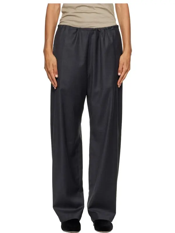 SSSTEIN Drawstring Casual Pants - Charcoal