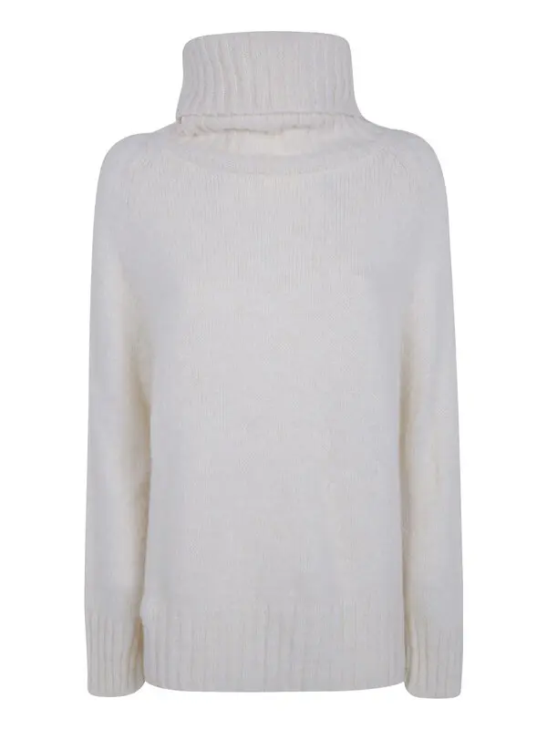 BASERANGE Long-sleeved High Neck Sweater - Gray