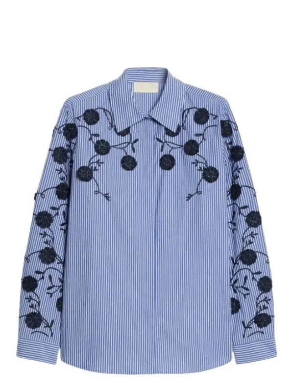 IBLUES Embroidered Shirt - Blue