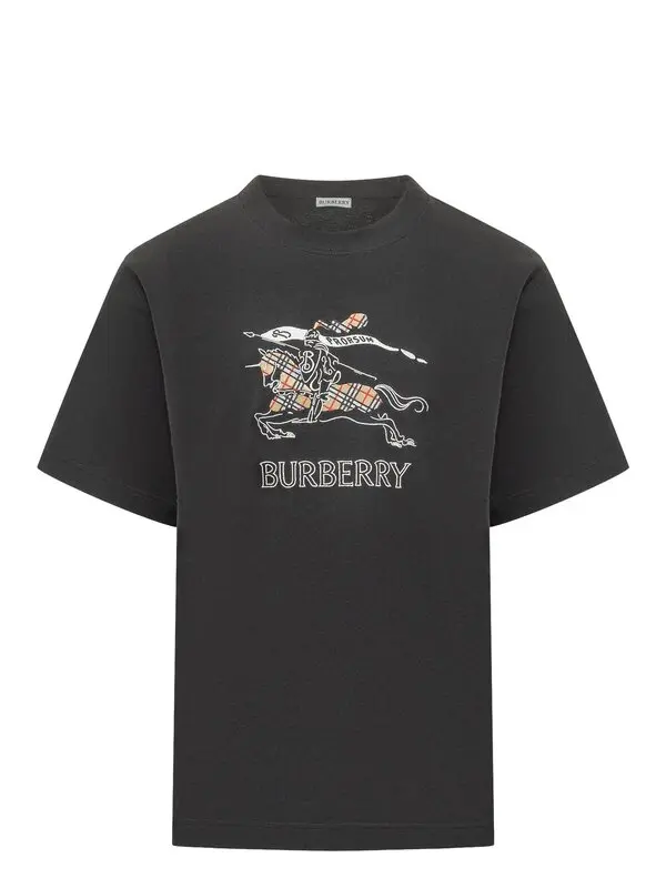 Burberry Checked Short-sleeve Shirt - Black