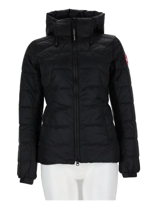 Canada Goose Quilted Hooded Puffer Jacket - Black