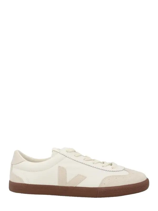 VEJA Low-top Lace-up Sneakers With Contrast Side Logo - White