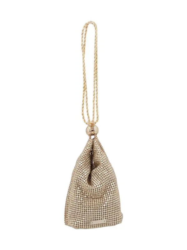 Cult Gaia Mini Beaded Shoulder Bag - Gold