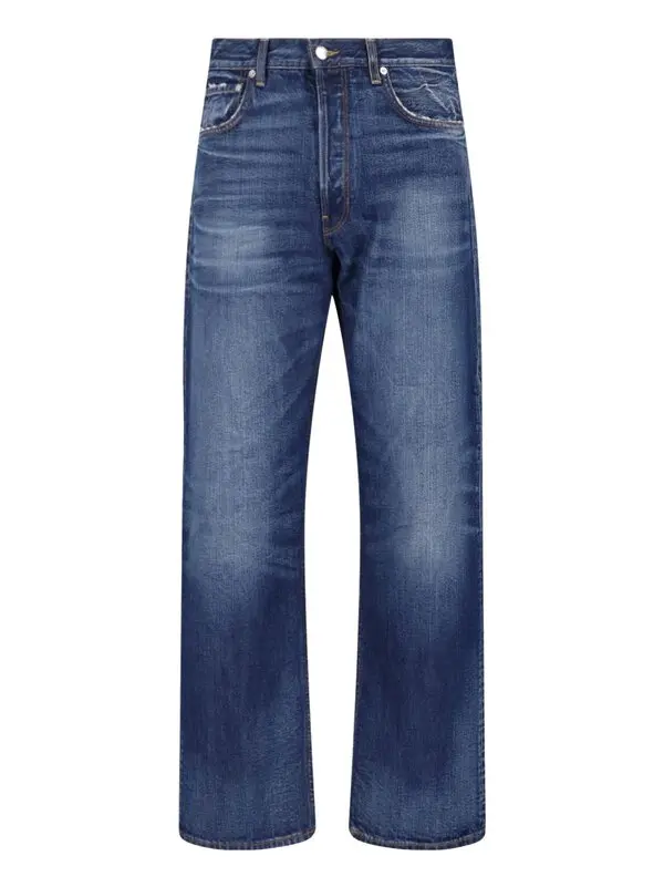 HAIKURE High-rise Wide-leg Jeans - Blue