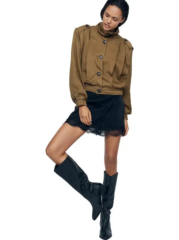 Anthropologie Western Tall Boots - Black