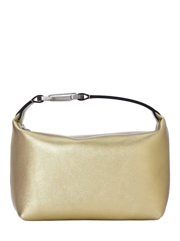 EERA Laminated Leather Moon Bag - Gold