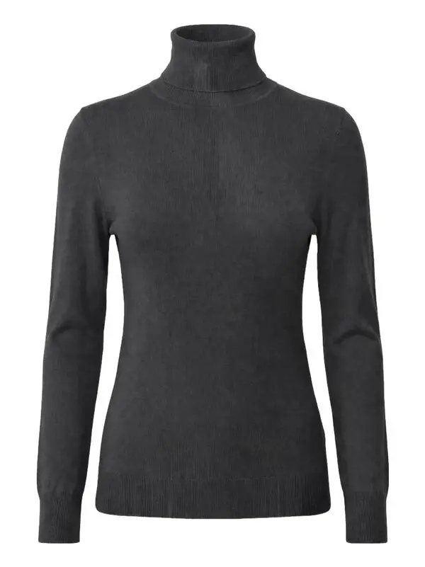 TOCCIN Alma Turtle-neck Sweater - Grey