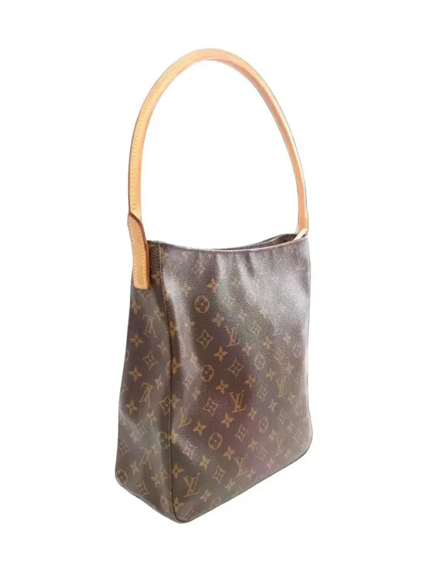 LOUIS VUITTON 2002 Gm Looping Monogram Shoulder Bag - Brown