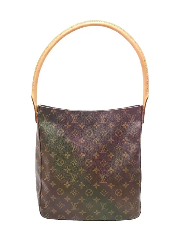 LOUIS VUITTON 2002 Gm Looping Monogram Shoulder Bag - Brown