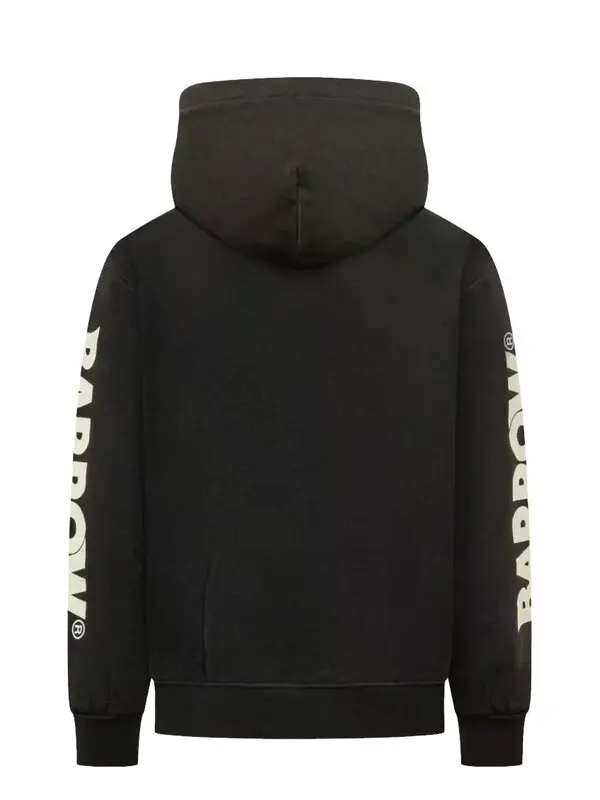 BARROW Logo-print Hoodie - Black