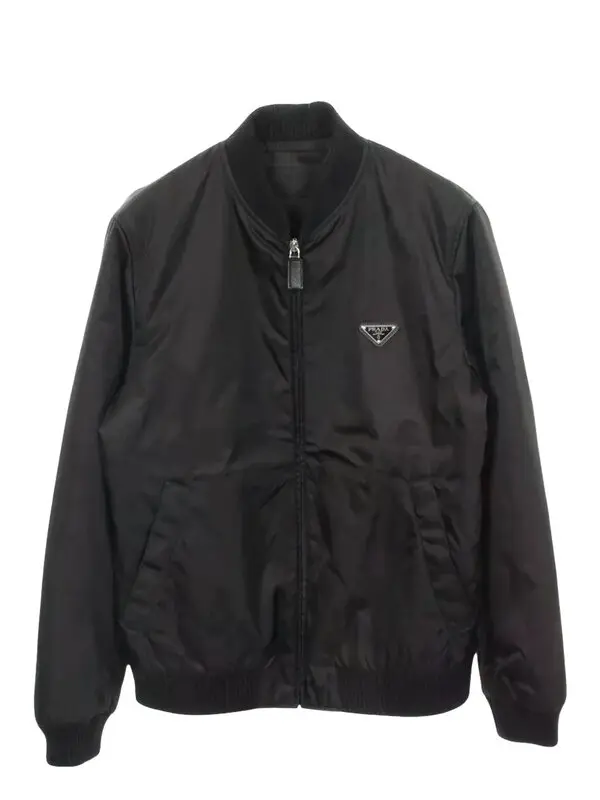 Prada Re-nylon Bomber Jacket - Black