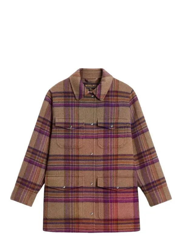 Woolrich Double-face Oversized Coat - Brown