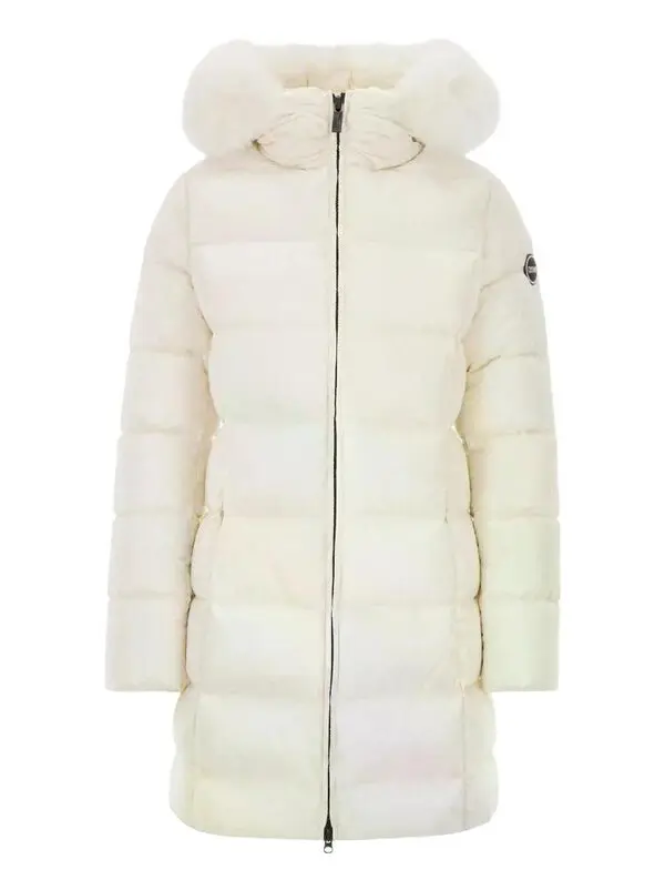 COLMAR Hooded Quilted Coat - Neutrals